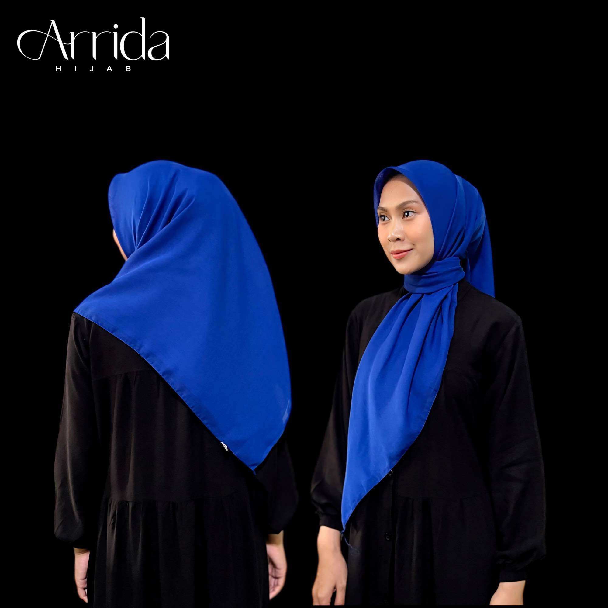 Segiempat Paris Biru Elektrik 110x110 / Hijab Paris Biru BCA ...