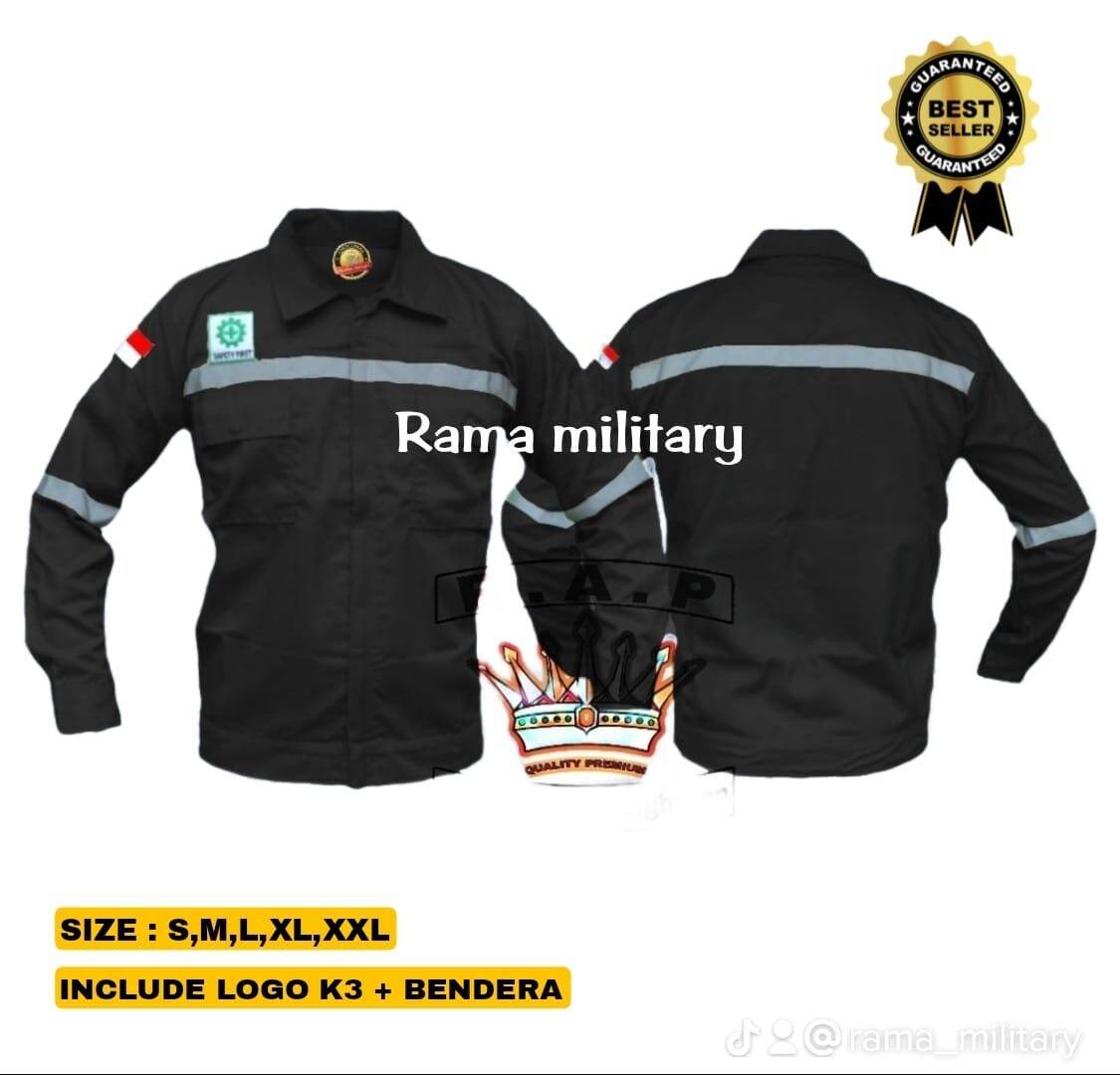 KAMEJA KERJA ATASAN PROYEK SAFETY BAJU APD BENGKEL LAS TEKHNISI ...
