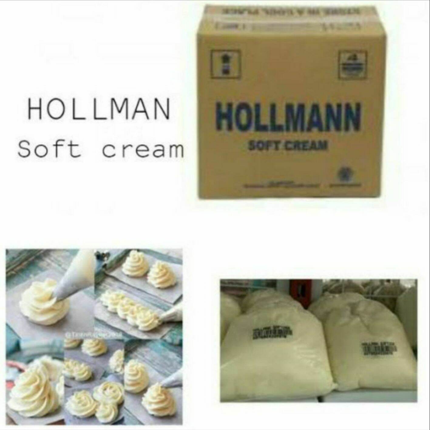 Soft Cream Hollmann Hollman berkualitas repack 250 gr / gram | Lazada ...