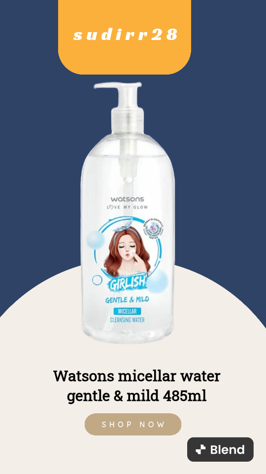Micellar water watsons gentle&mild 485ml | Lazada Indonesia