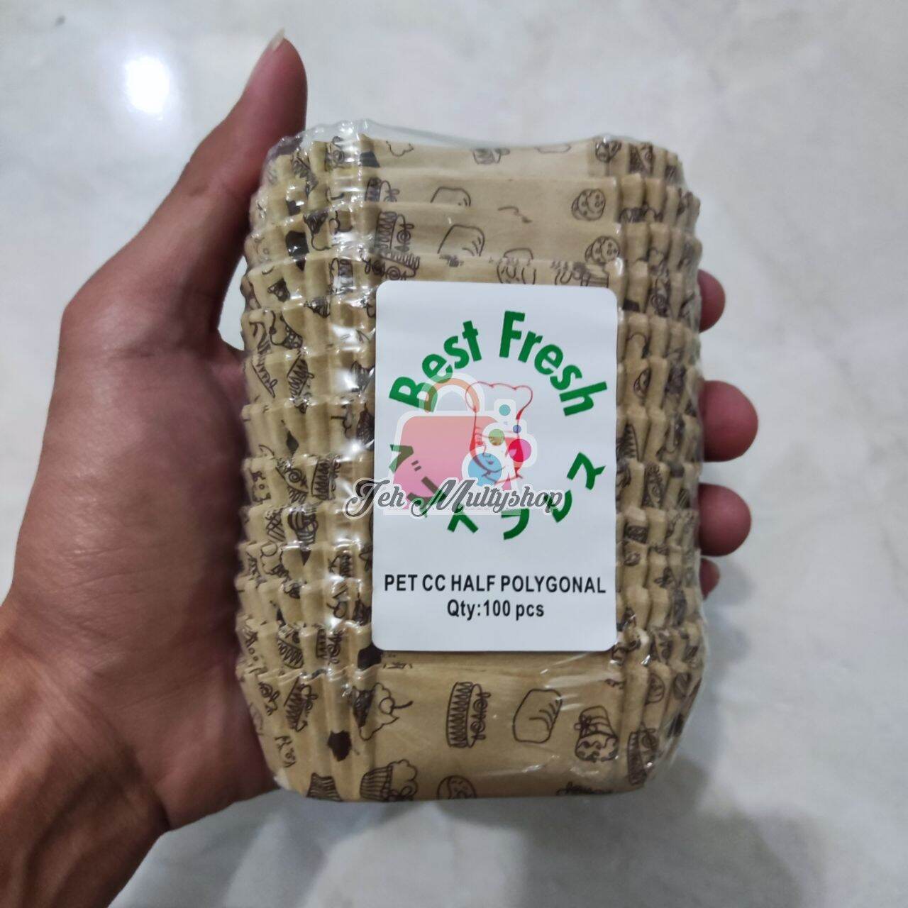 paper cup case laminasi oval (S) / cup roti 7x3,3 cm isi 100 pcs ...