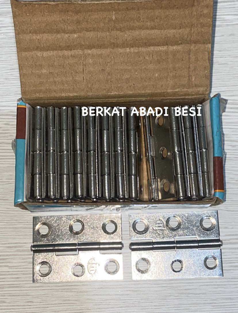 FIT 2 SS Engsel lipat stainless steel 2"inci engsel tipis ss 4.5cm ...