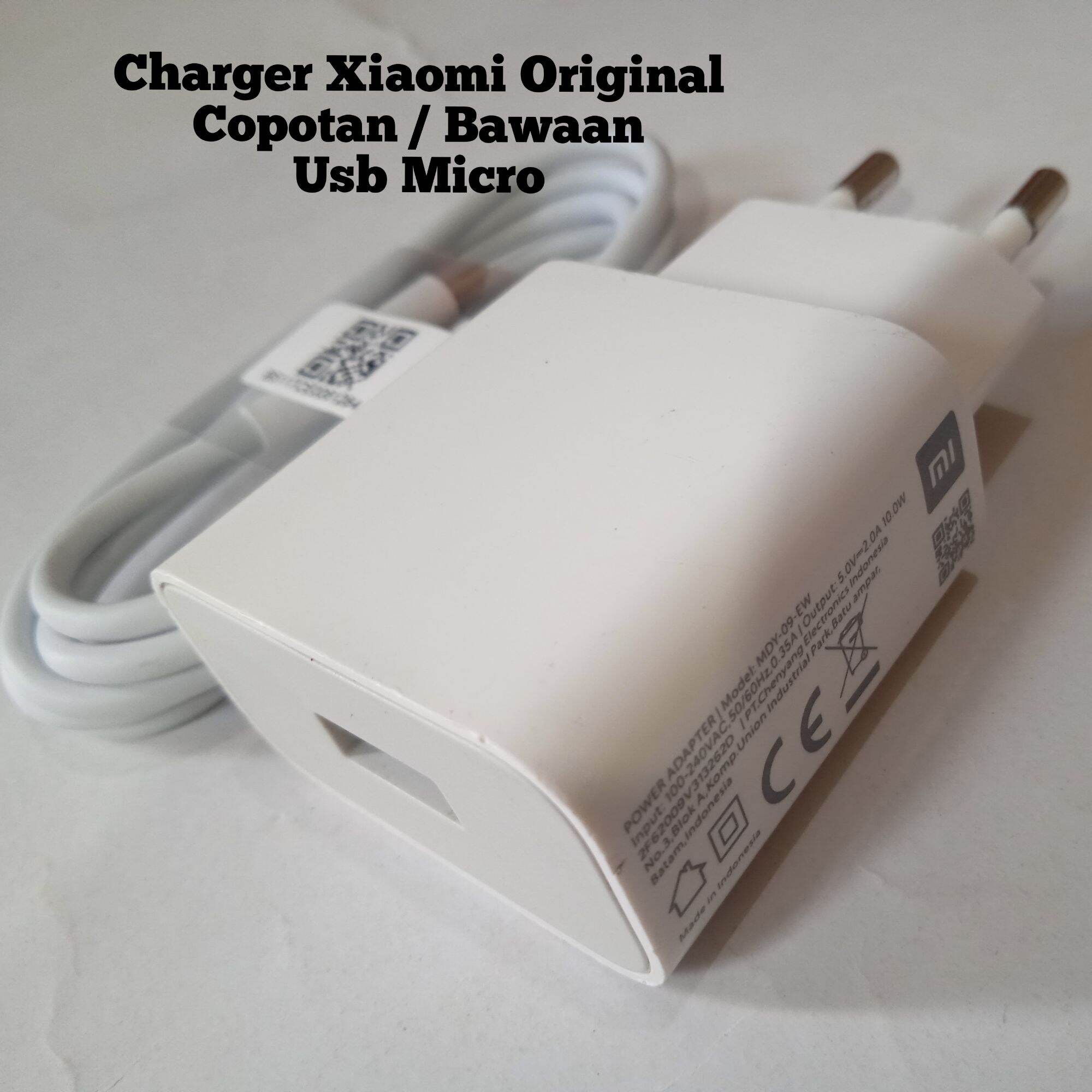Charger Xiaomi Redmi Original 100% Copotan Bawaan Hp Usb Micro 9C 9A 7 ...