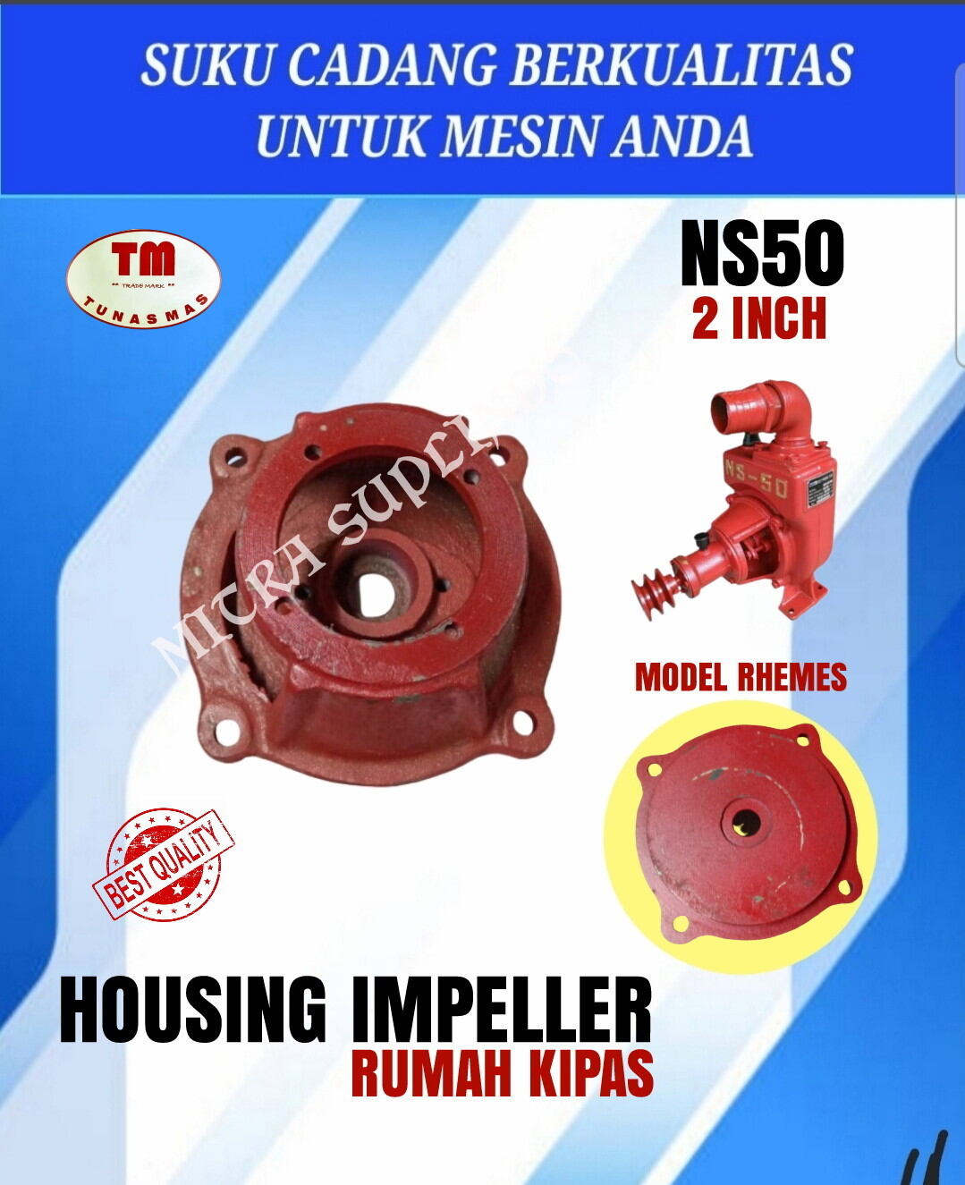 NS50 Rumah kipas/Housing pompa irigasi 2 inch | Lazada Indonesia