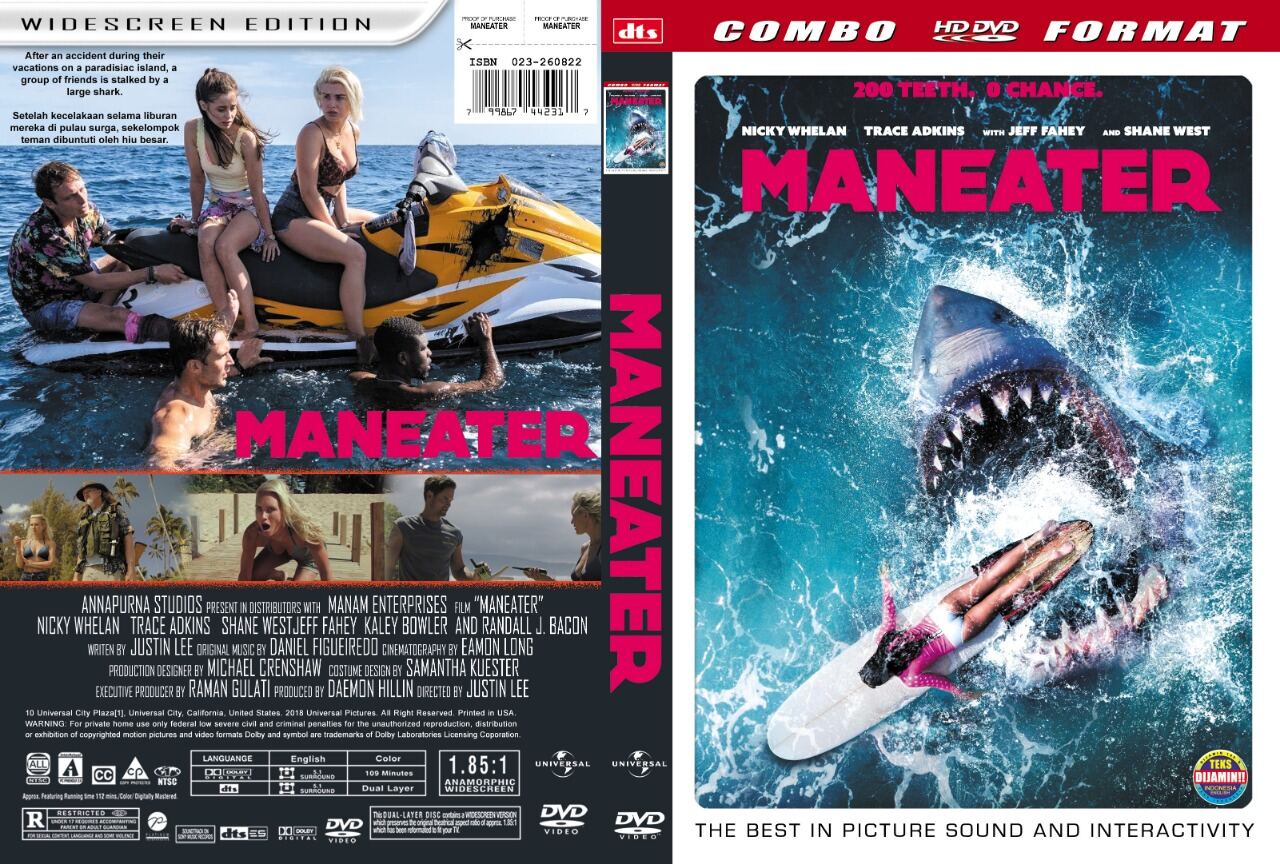 Kaset Dvd Film Action Thiller: MANEATER 2022 | Lazada Indonesia