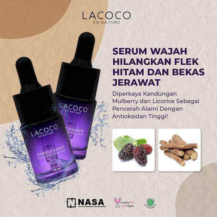 (COD)LACOCO DARK SPOT ESSENSE/ Lacoco Serun Anti Flek NASA // Serum ...