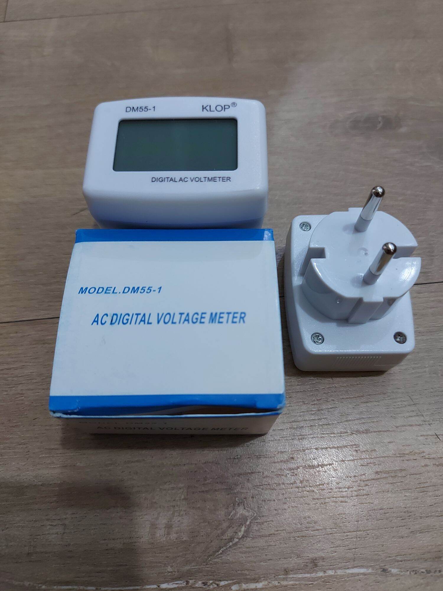 Voltmeter AC Volt Meter 220V Plug EU Alat Ukur Tegangan Listrik Plug ...