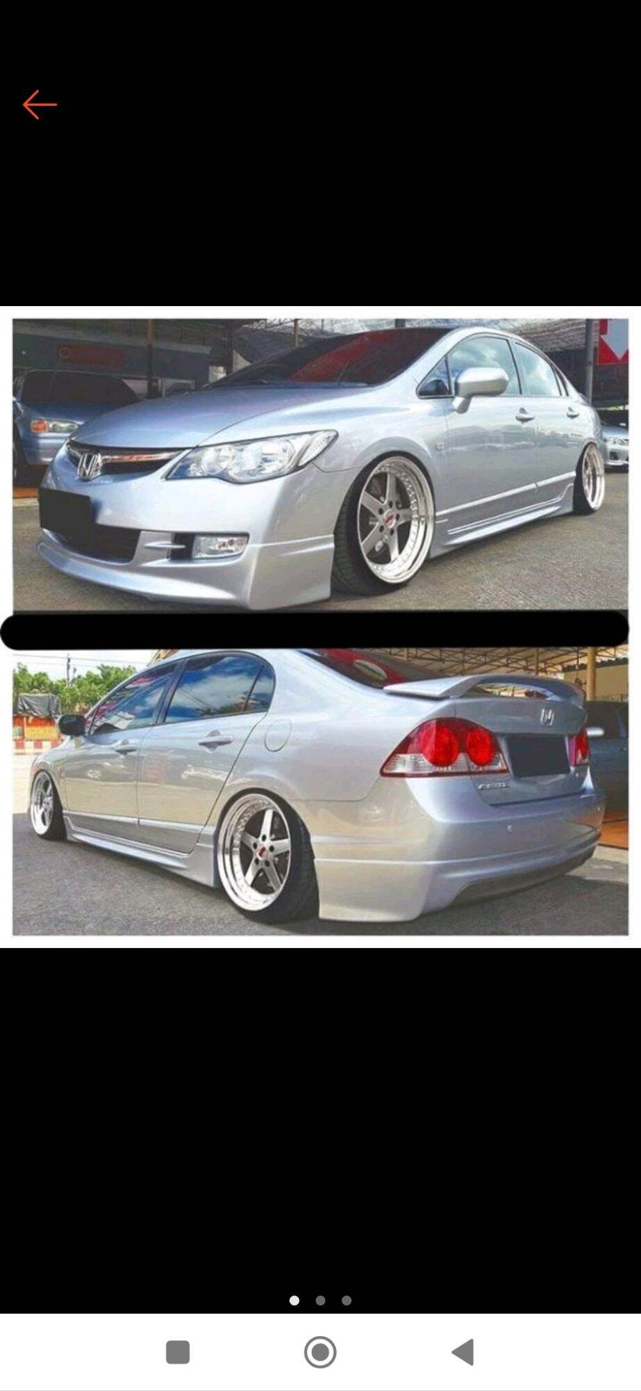 Bodykit honda civic fd . body kit bodikit KUAT-TEBAL-LENTUR-RINGAN ...