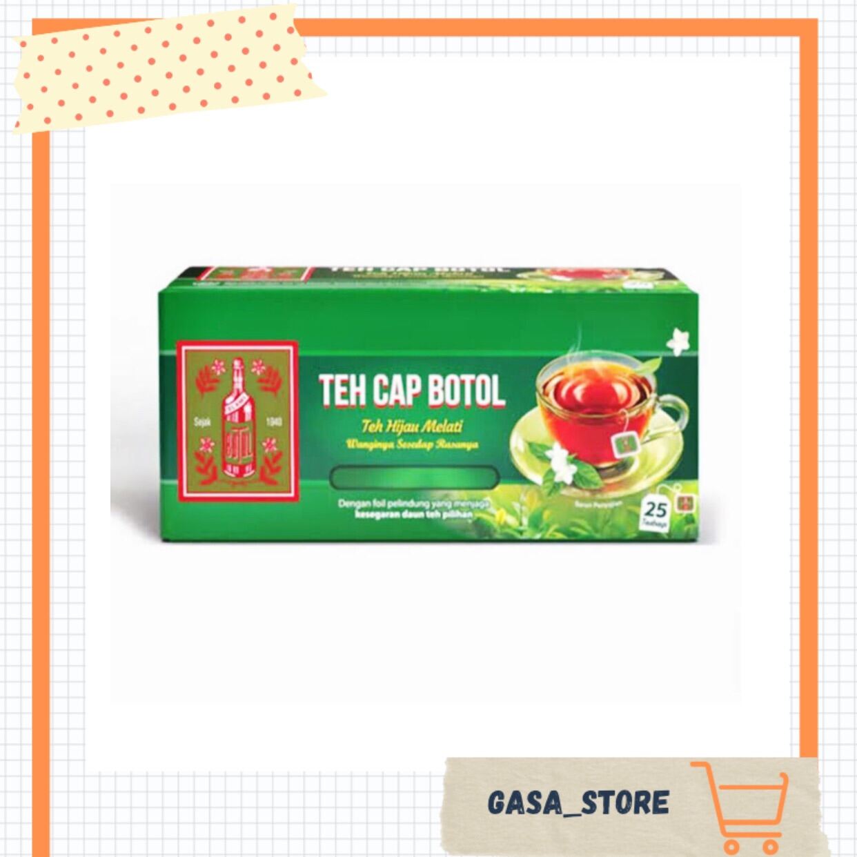 Teh cap botol hijau celup | Lazada Indonesia