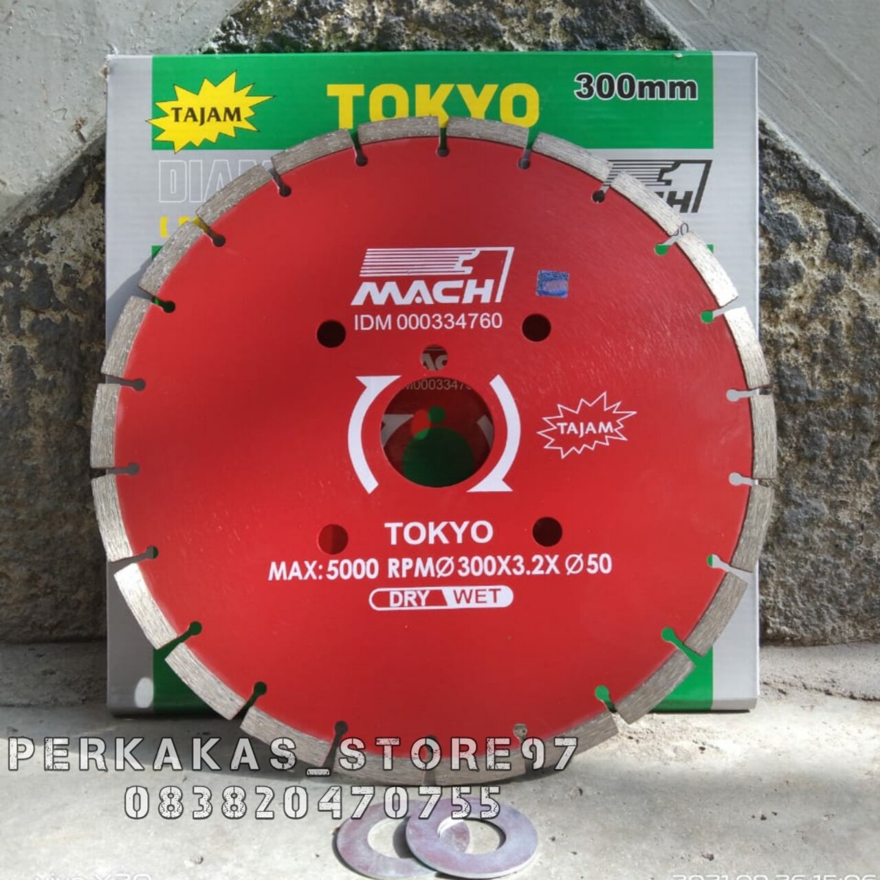 Diamond wheel Tokyo 12 inch 300 mm mata potong belah beton aspal mata ... Diamond wheel Tokyo 12 inch 300 mm mata potong belah beton aspal mata ...