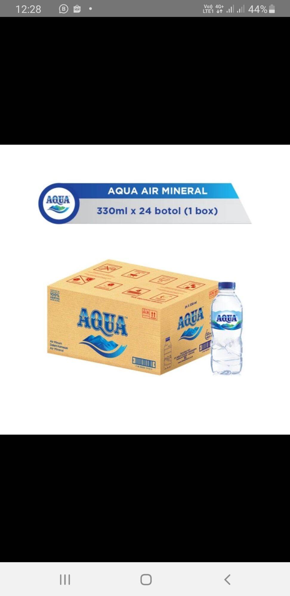 Aqua 330 Ml per karton isi 24 Botol | Lazada Indonesia