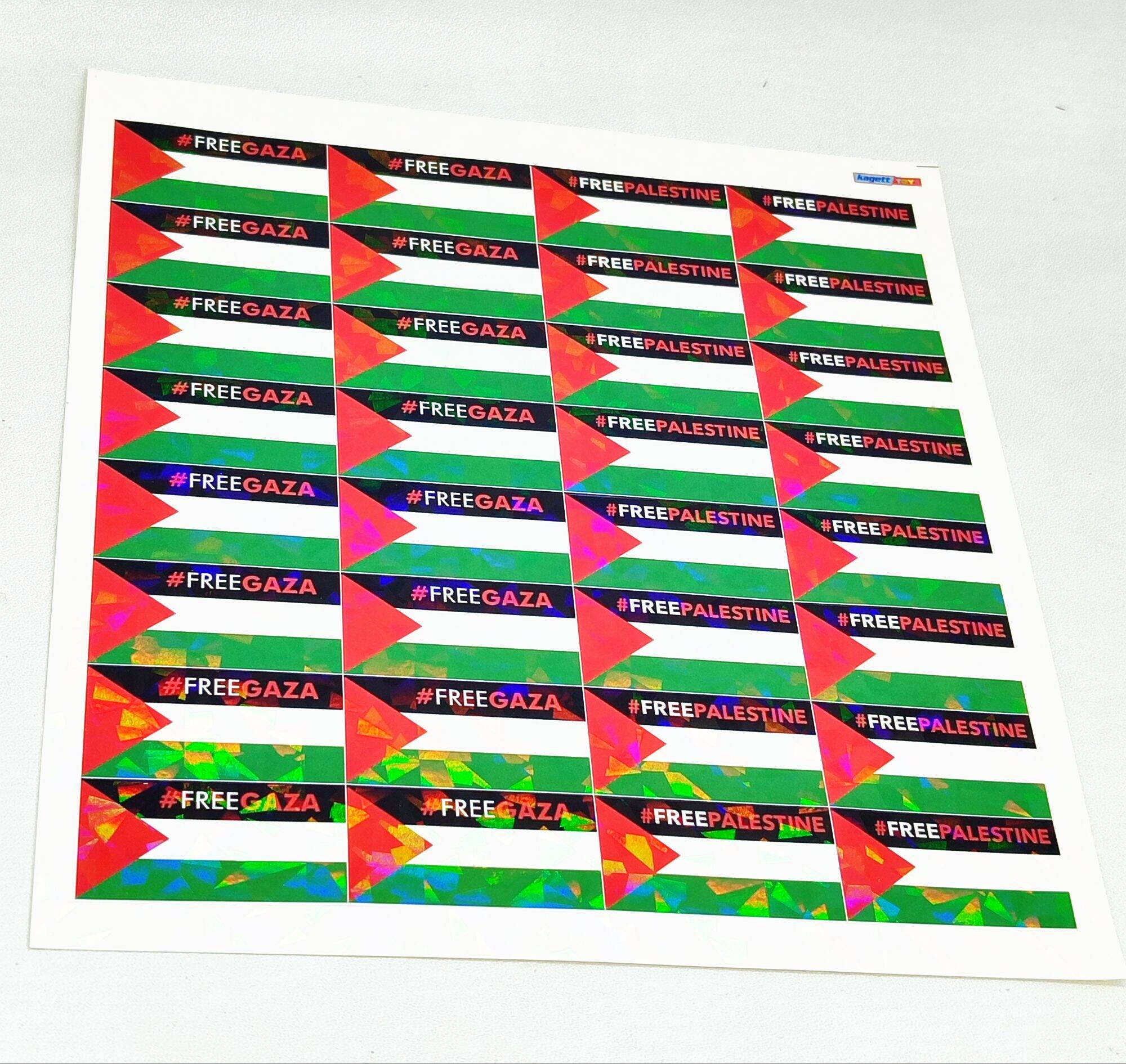 Sticker Mini Free Palestin Sticker Tempel Pipi Palestina Perlembar isi ...