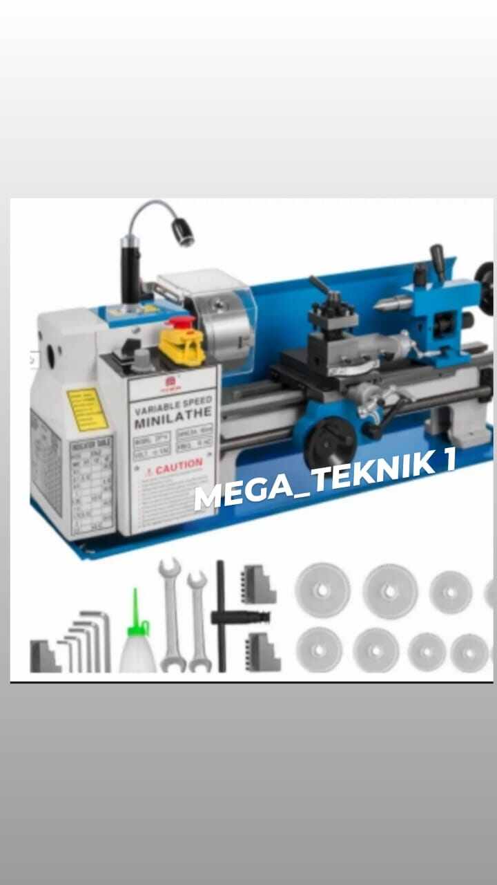 MESIN BUBUT MINI //MESIN BUBUT BESI TYPE MINI LATHE GP-B1 ( 180×350 ...