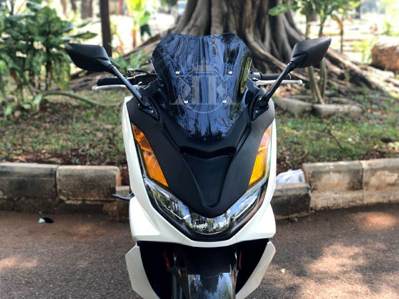 Frame Windshield Honda PCX 160 Winshield Model AWS, Kedok Batok depan ...