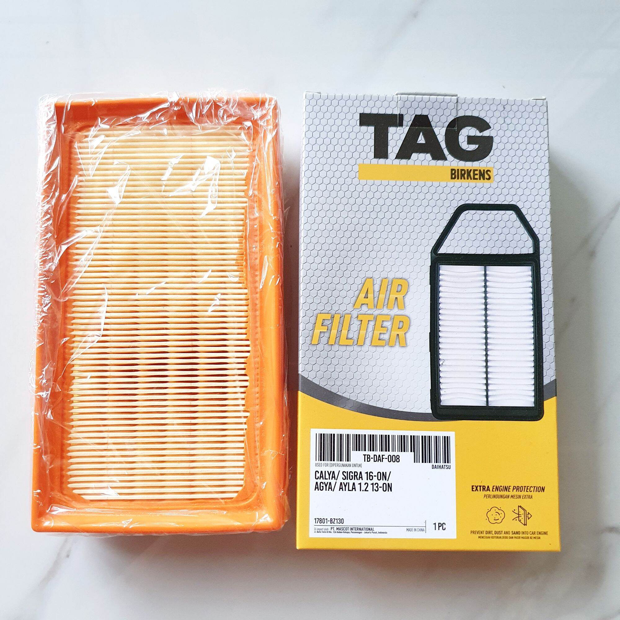 BIRKENS FILTER UDARA CALYA SIGRA 1.2 / AGYA AYLA 1.2 | Lazada Indonesia