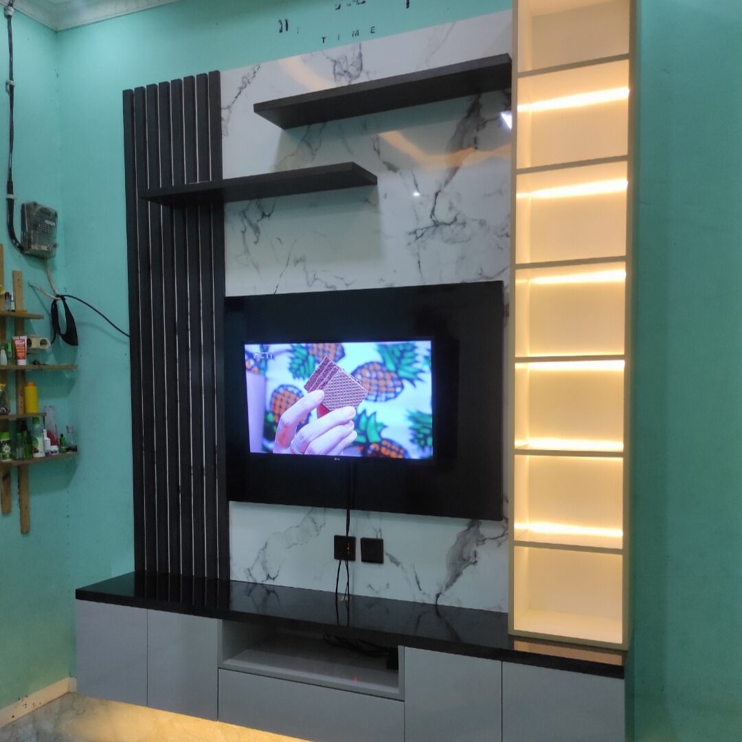 Backdrop Tv Minimalis/Backdrop Tv Custom/Backdrop Tv Hpl/Tv Kabinet ...