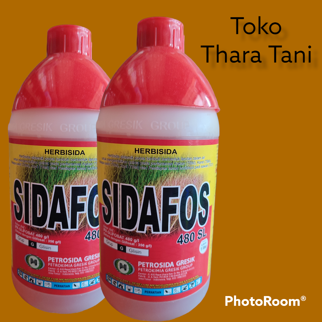 Sidafos 480SL herbisida sistemik pembasmi rumput sampai akar 1liter ...