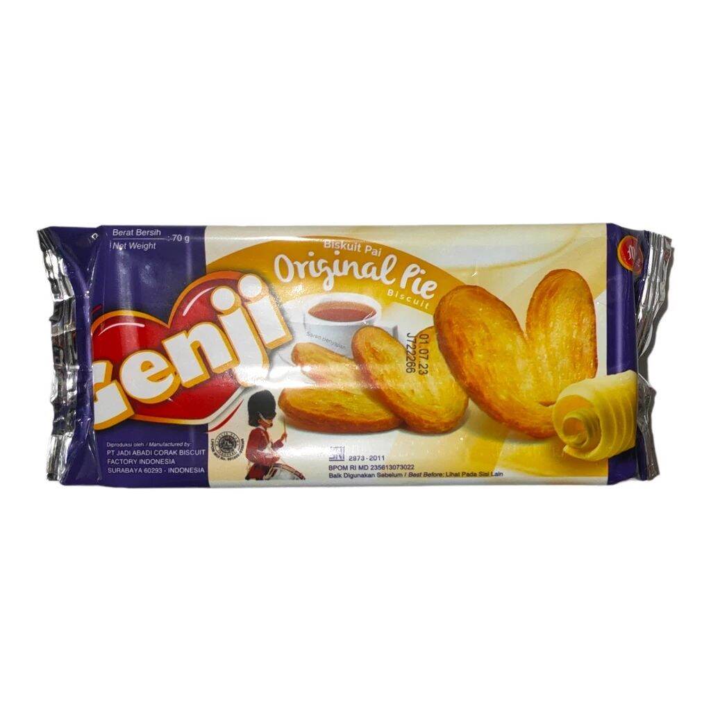 Monde Genji Biskuit Soft Pie Ori, Cokelat, Stawberry, Lemon, Raisins ...