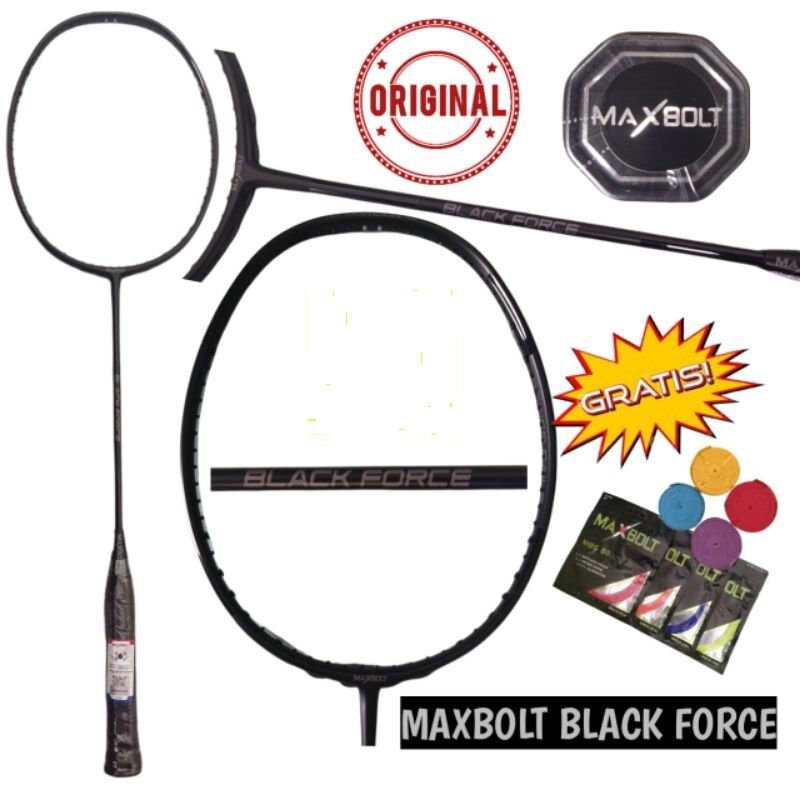 Raket Maxbolt Black Force 30lbs | Lazada Indonesia