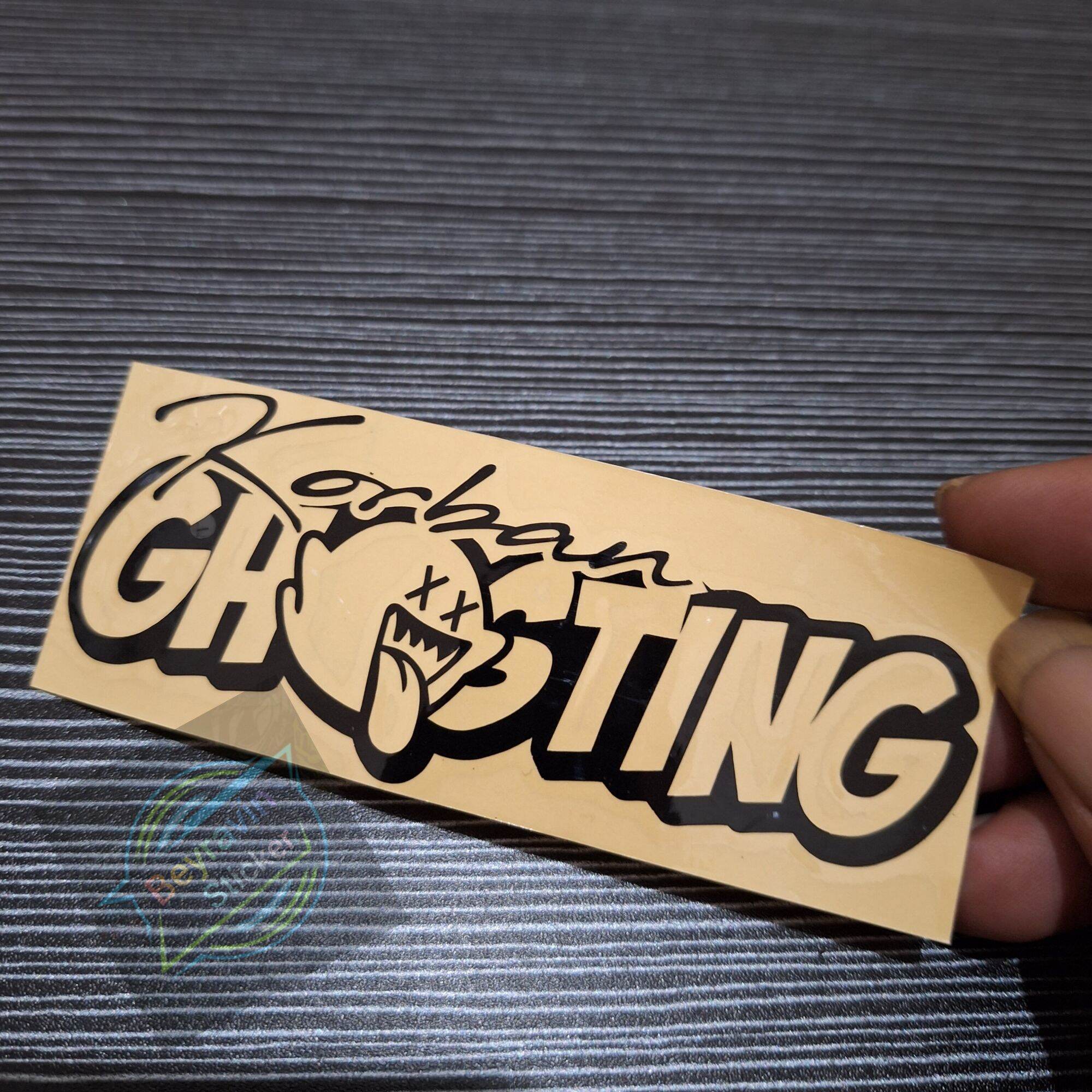 STICKER KORBAN GHOSTING CUTTING | Lazada Indonesia