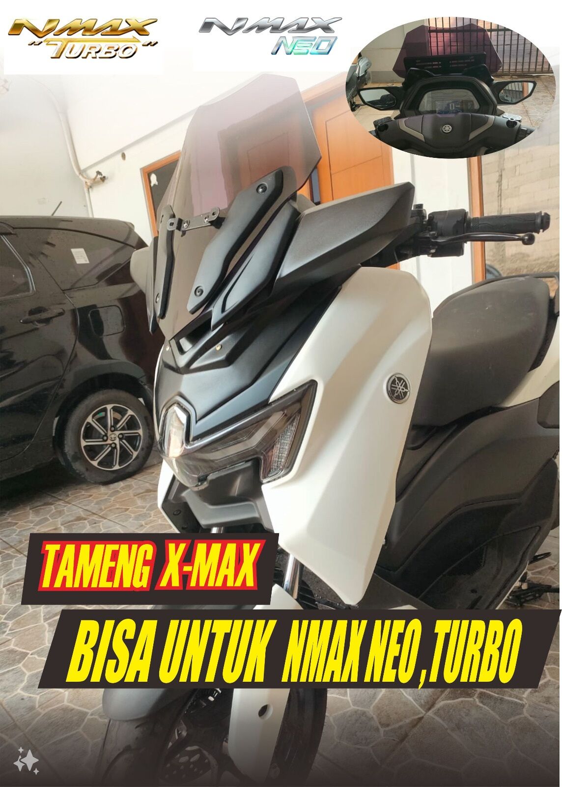 TAMENG WINDSHIELD SPION NMAX TURBO/NEO S | Lazada Indonesia
