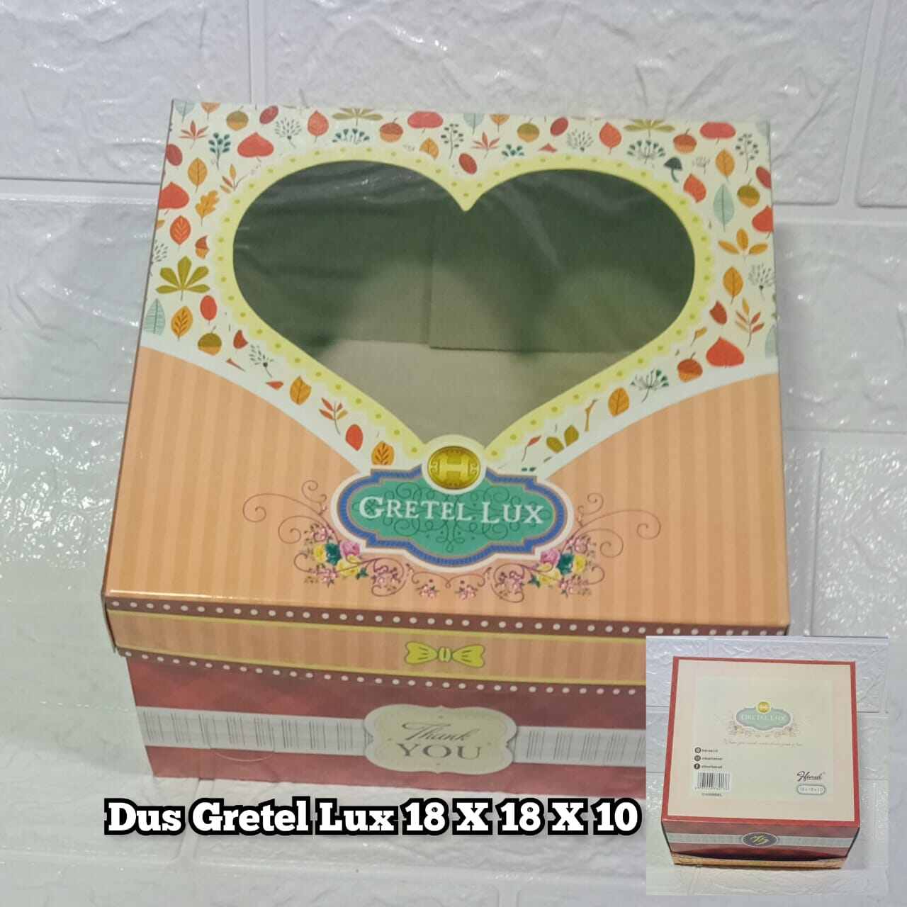 Dus kue UK 22X22X10 DUS / box ulang tahun merk gratel Lux harga per 5 ...