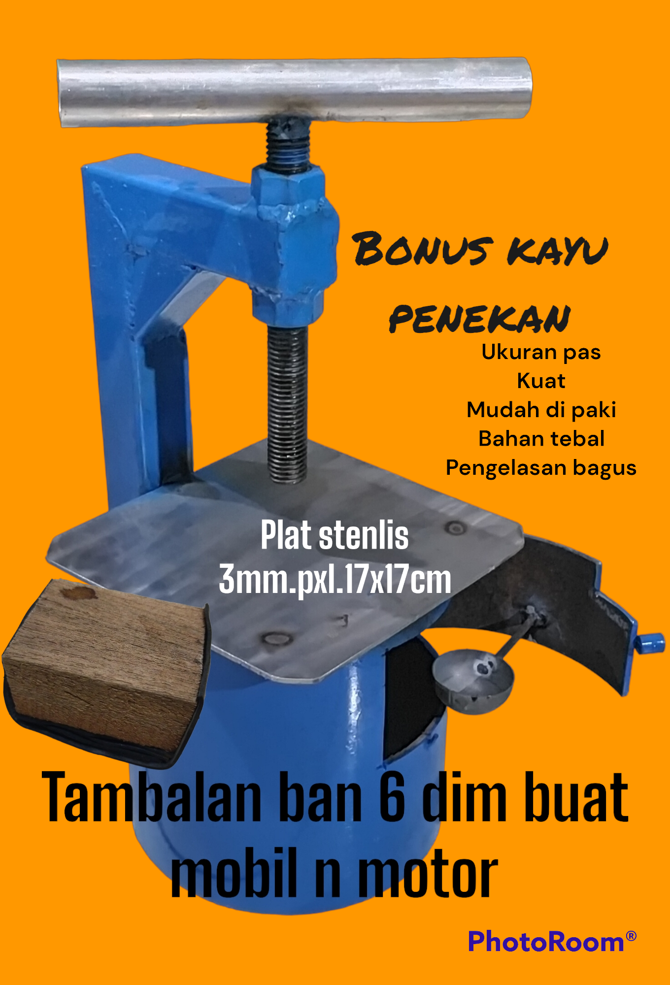 alat tambalan ban bakar besar 6dim cocok buat kerja | Lazada Indonesia