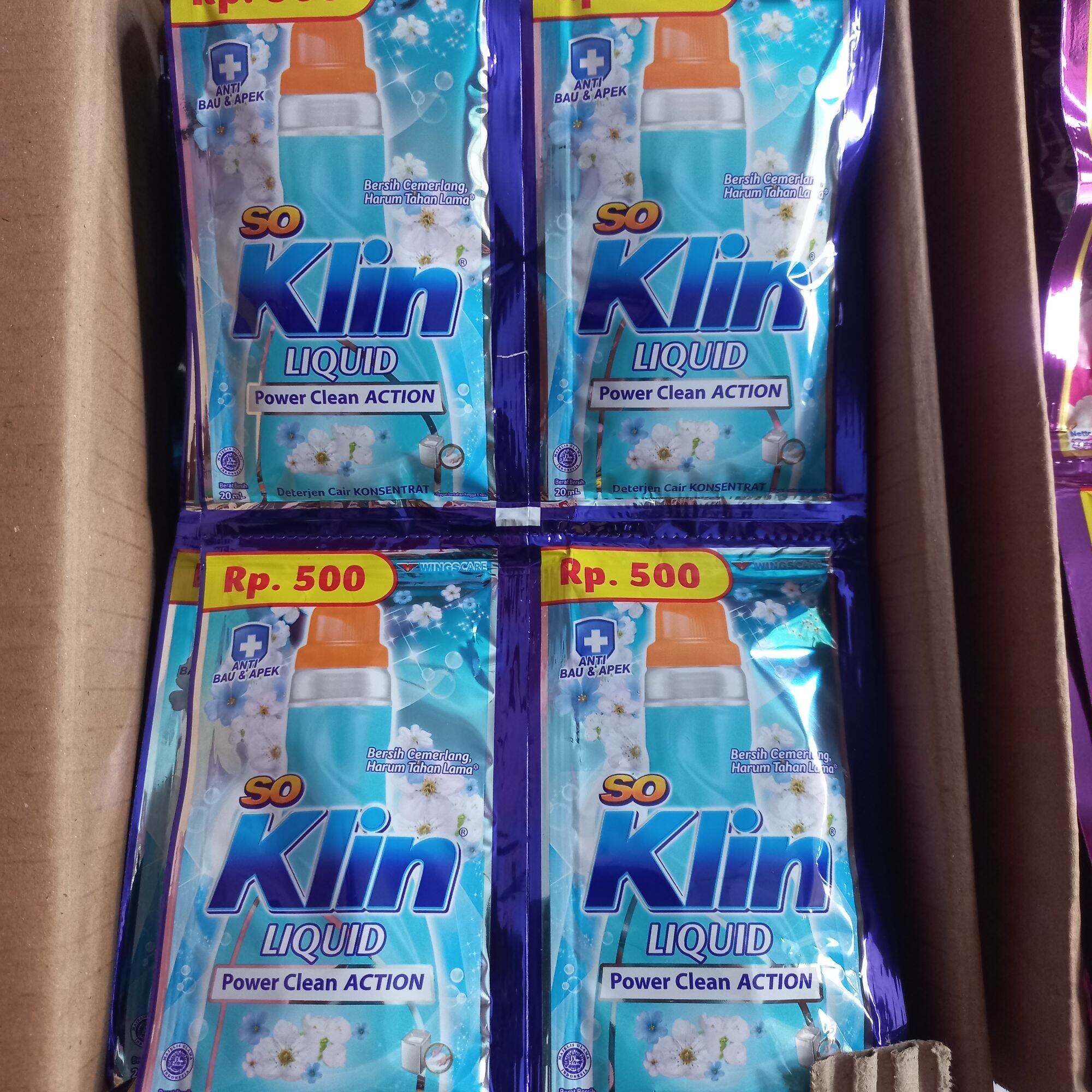 SOKLIN LIQUID DETERJEN CAIR KONSENTRAT PER DUS 120 PCS | Lazada Indonesia