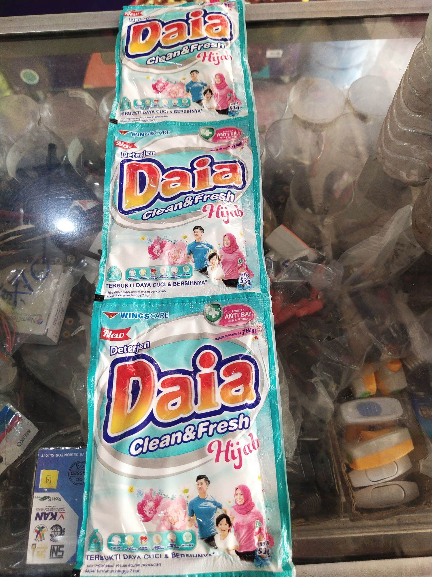 Daia Deterjen Bubuk Clean & Fresh Hijab Sachet 53g | Lazada Indonesia