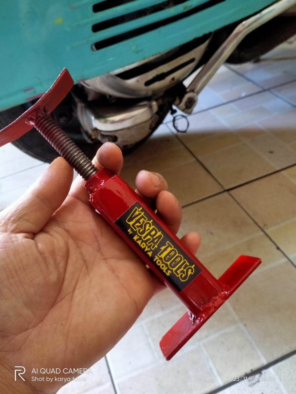 Dongkrak Mini vespa Paddock mesin vespa | Lazada Indonesia