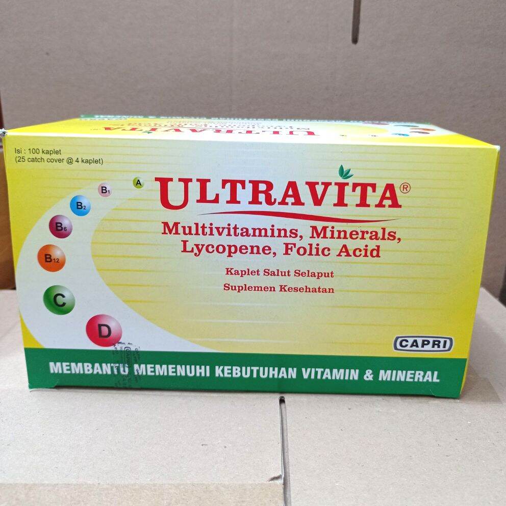 Ultravita multivitamin dan mineral [1 box 100 tablet] | Lazada Indonesia