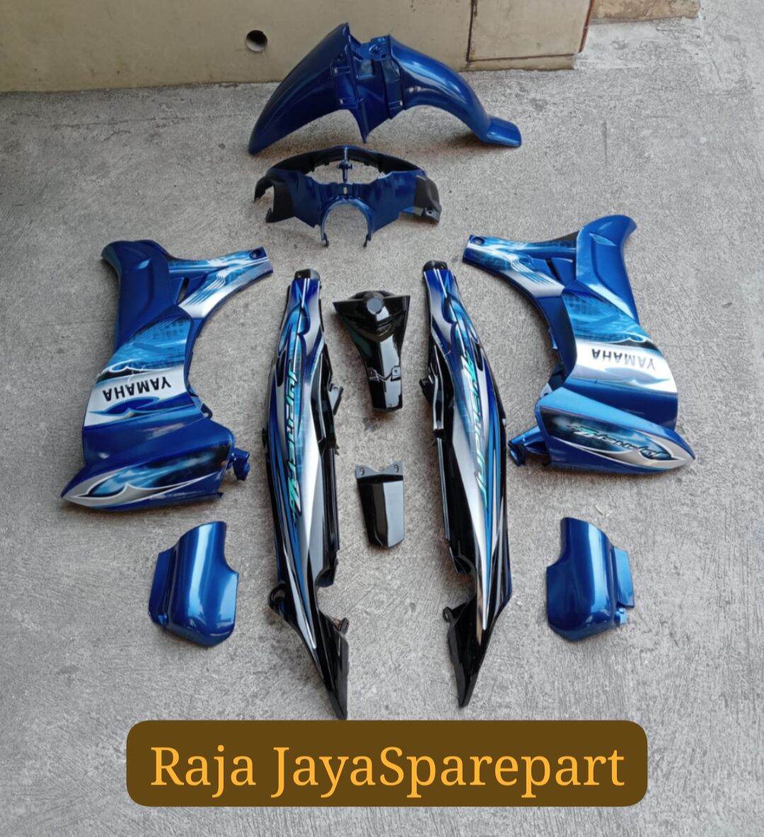 Cover Body Bodi Halus Yamaha Jupiter Z New Burhan Fullset Model Biru ...