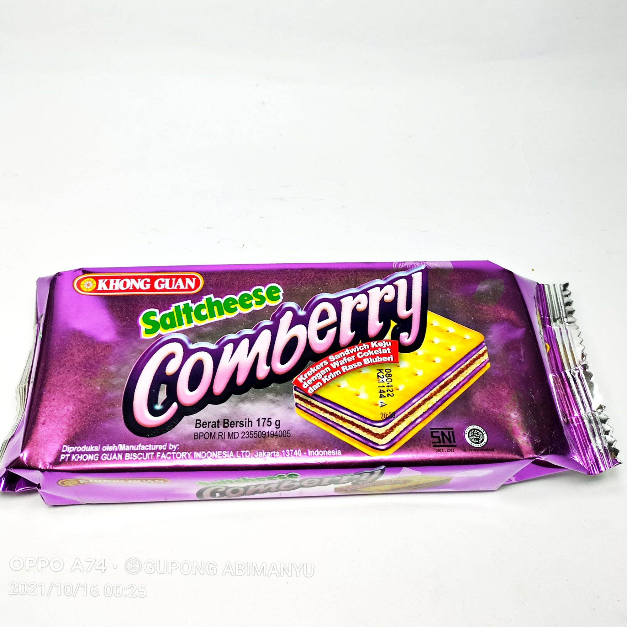 biskuit khong guan saltcheese combo combociz combery 175 gram | Lazada ...