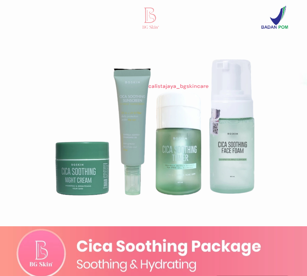 BG SKIN CICA SOOTHING PACKAGE / BG SKINCARE / BEAUTY GLOW SKINCARE ...
