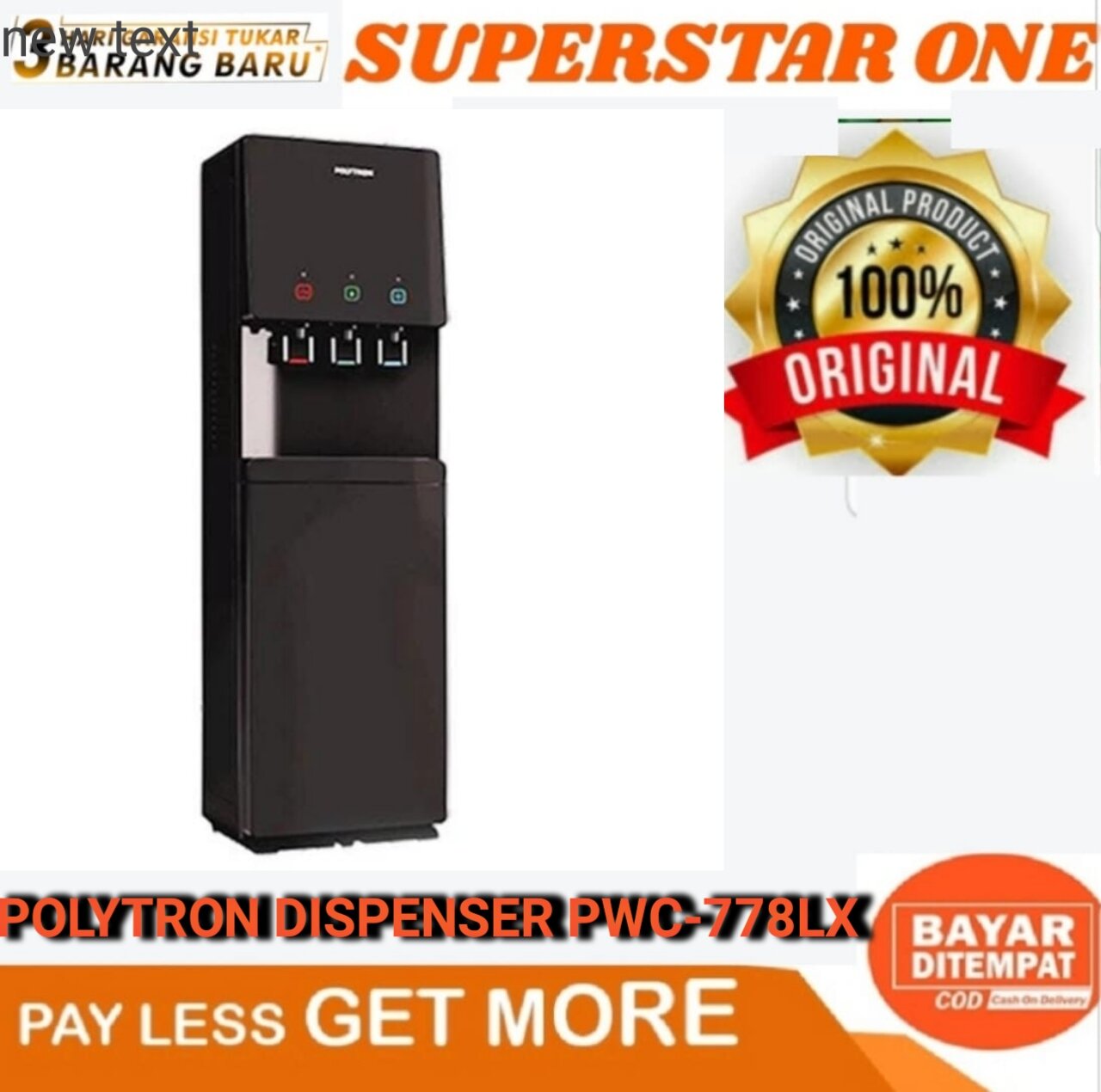Polytron Dispenser Galon Bawah PWC 778LX Dispenser PWC 778LX | Lazada ...
