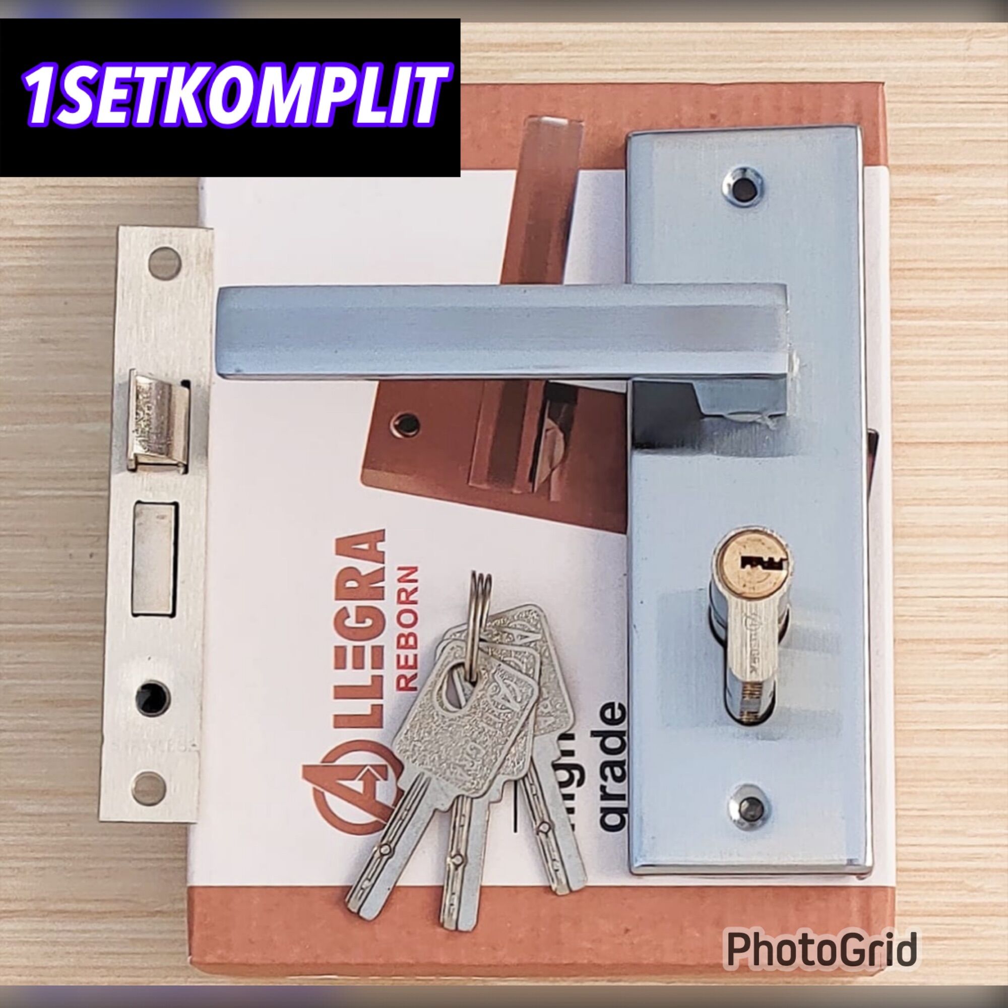 Promo paling murah Kunci Pintu Rumah Minimalis Stainless Lengkap Siap ...
