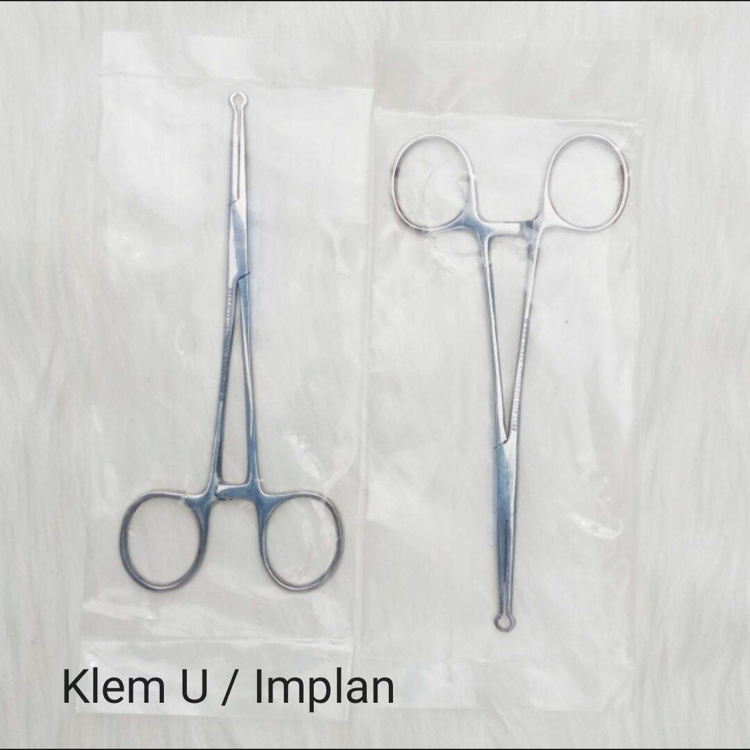 Klem clamp Klamp U Implan Implant 14 cm Stainless Steel | Lazada Indonesia