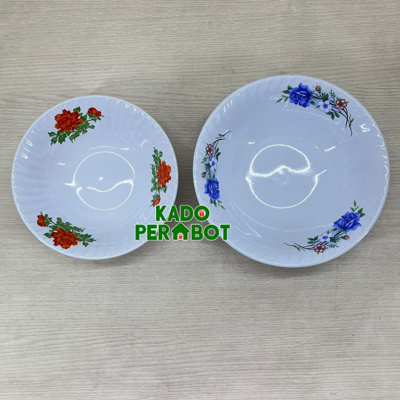 Mangkok Keramik Kembang Lucky - Mangkok Keramik Motif Bunga - Mangkok ...