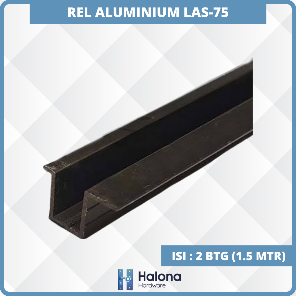 Rel Sliding AS 75 Lenaga 2 Batang Panjang Rel 1.5 Meter Untuk Pintu ...