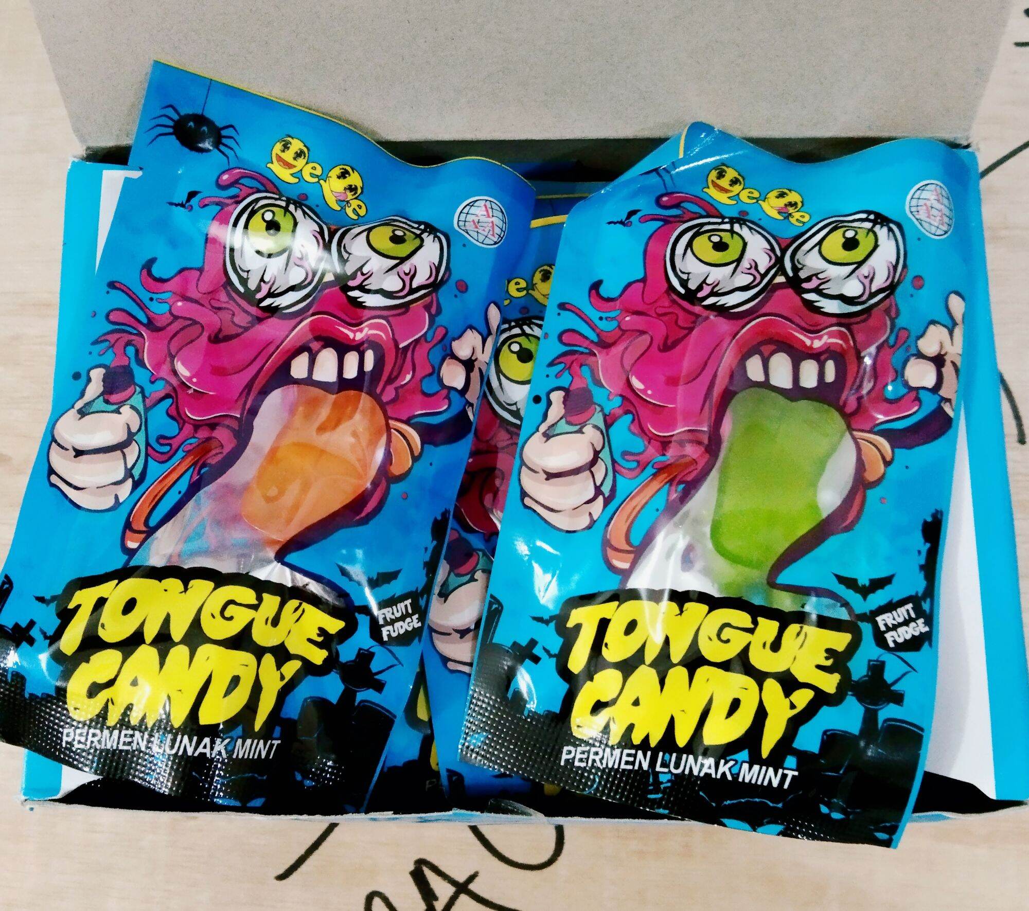 Permen TONGUE CANDY/permen lunak bentuk lidah aneka rasa buah | Lazada ...