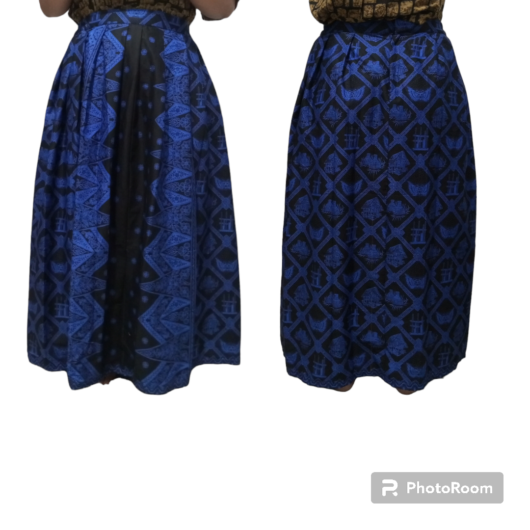 Rok Rempel Motif Batik Baduy Angklung | Lazada Indonesia