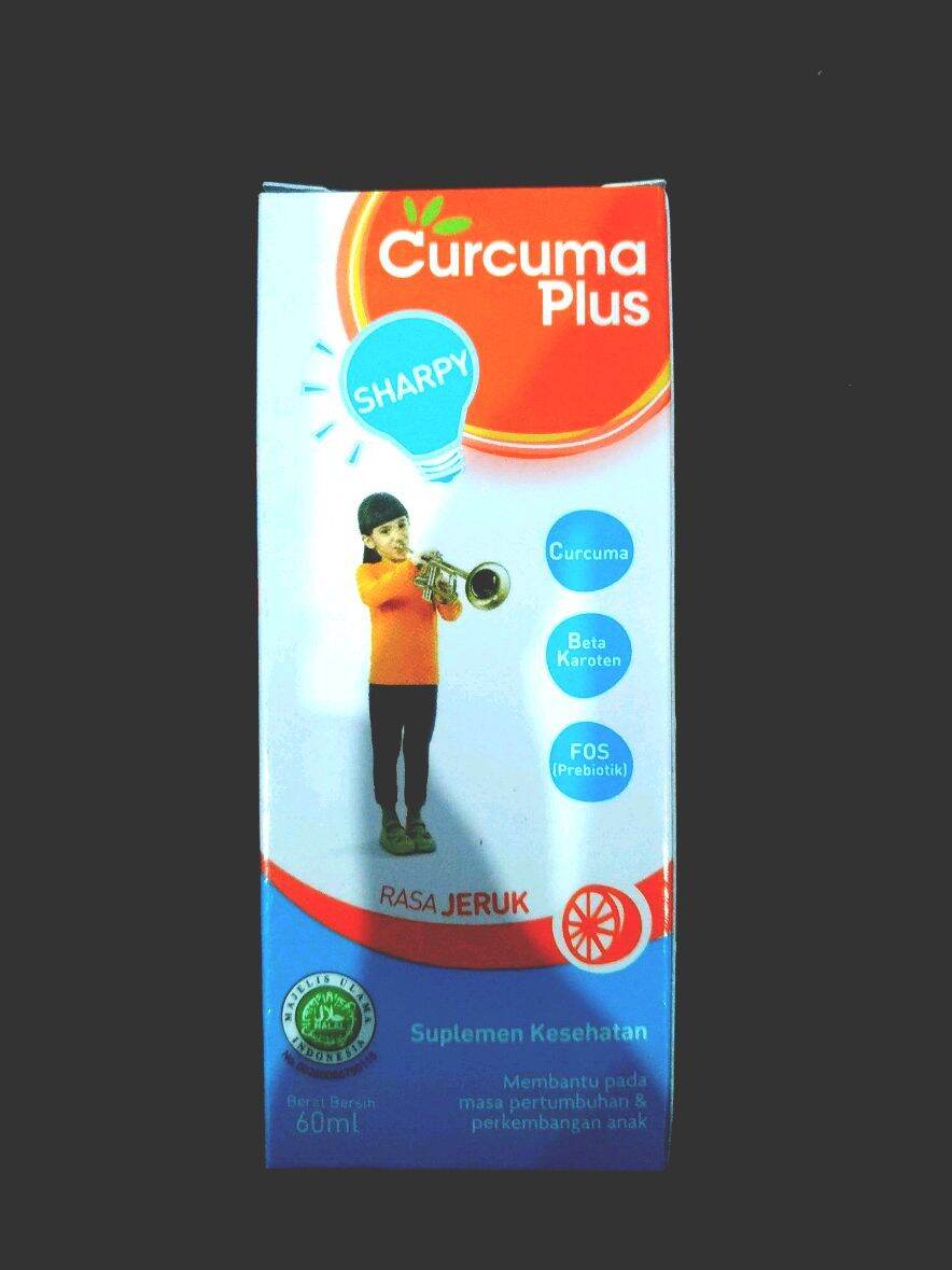 curcuma plus sharpy sirup 60ml multivitamin anak rasa jeruk dan ...
