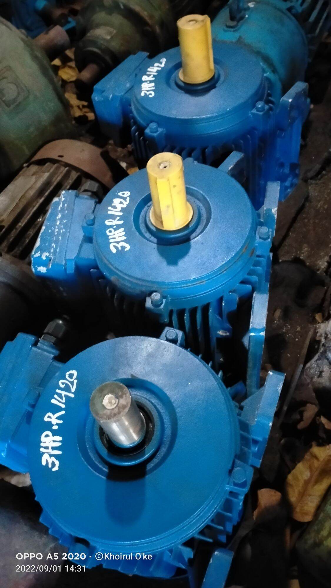 Dinamo Motor 3 Phase 3 Hp Rpm Standard 1420 (Lilitan Di Jamin Asli ...