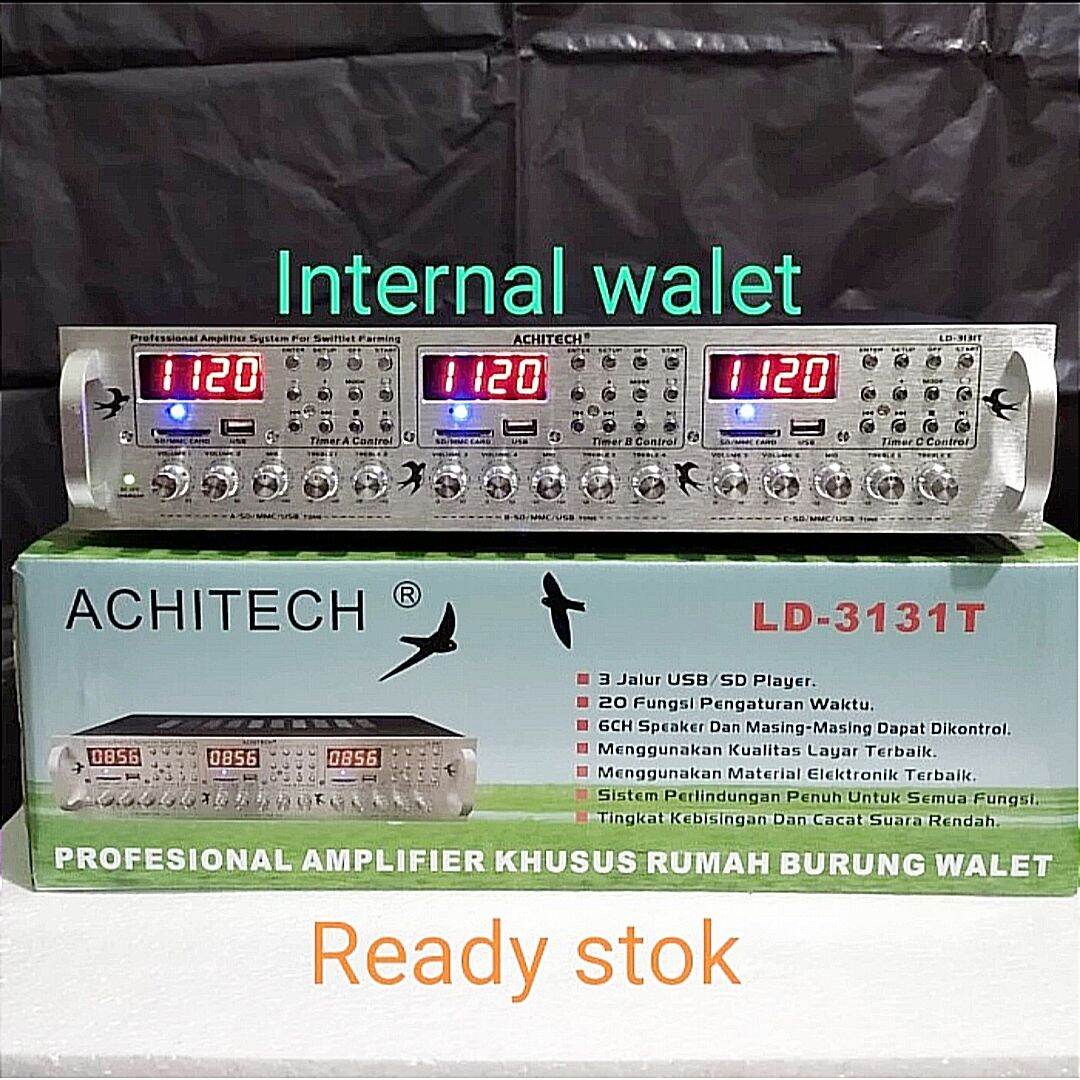 Ampli Walet Achitech LD 3131T 6 Channel 313Player | Lazada Indonesia