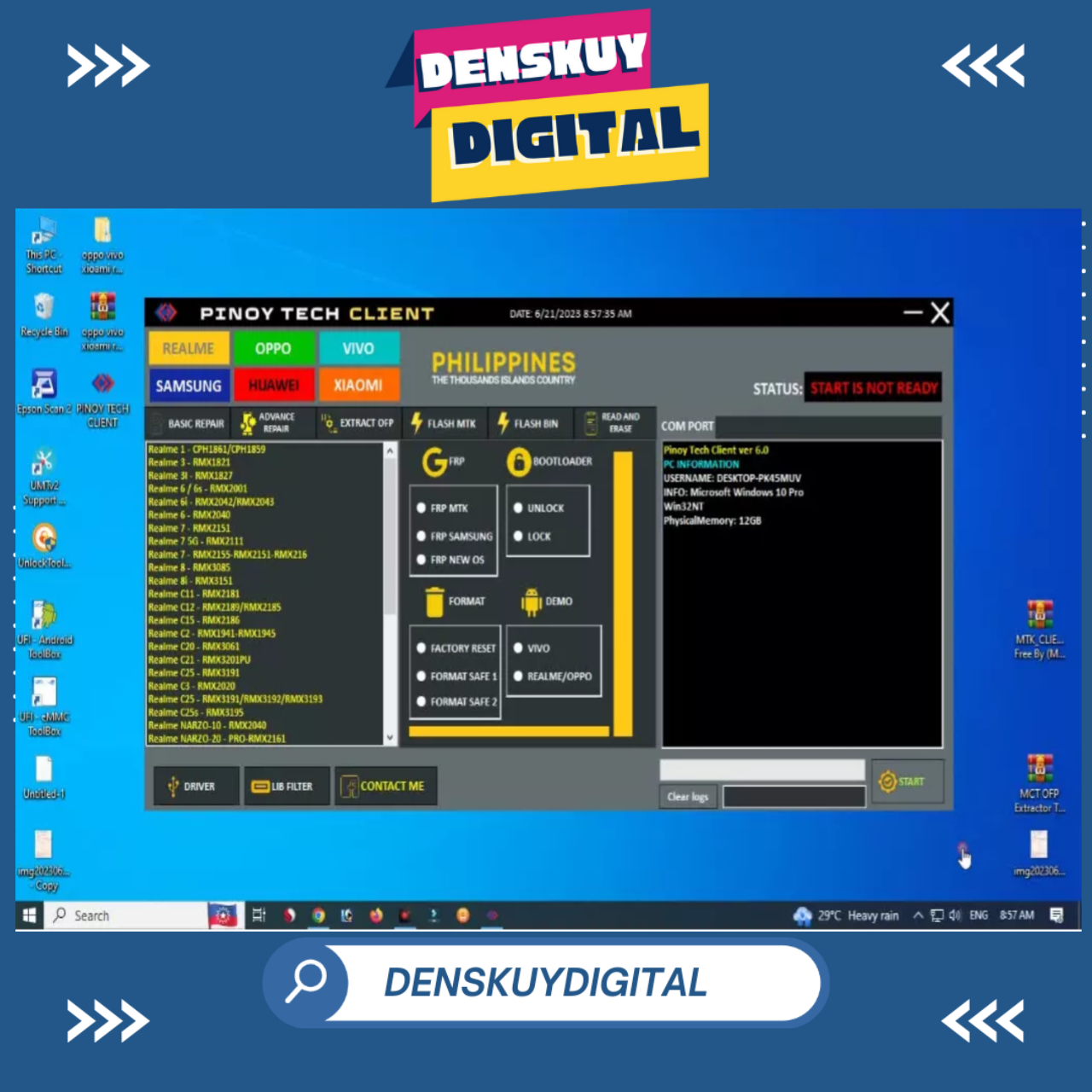 PINOY TECH CLIENT | Unlock tool | Lazada Indonesia