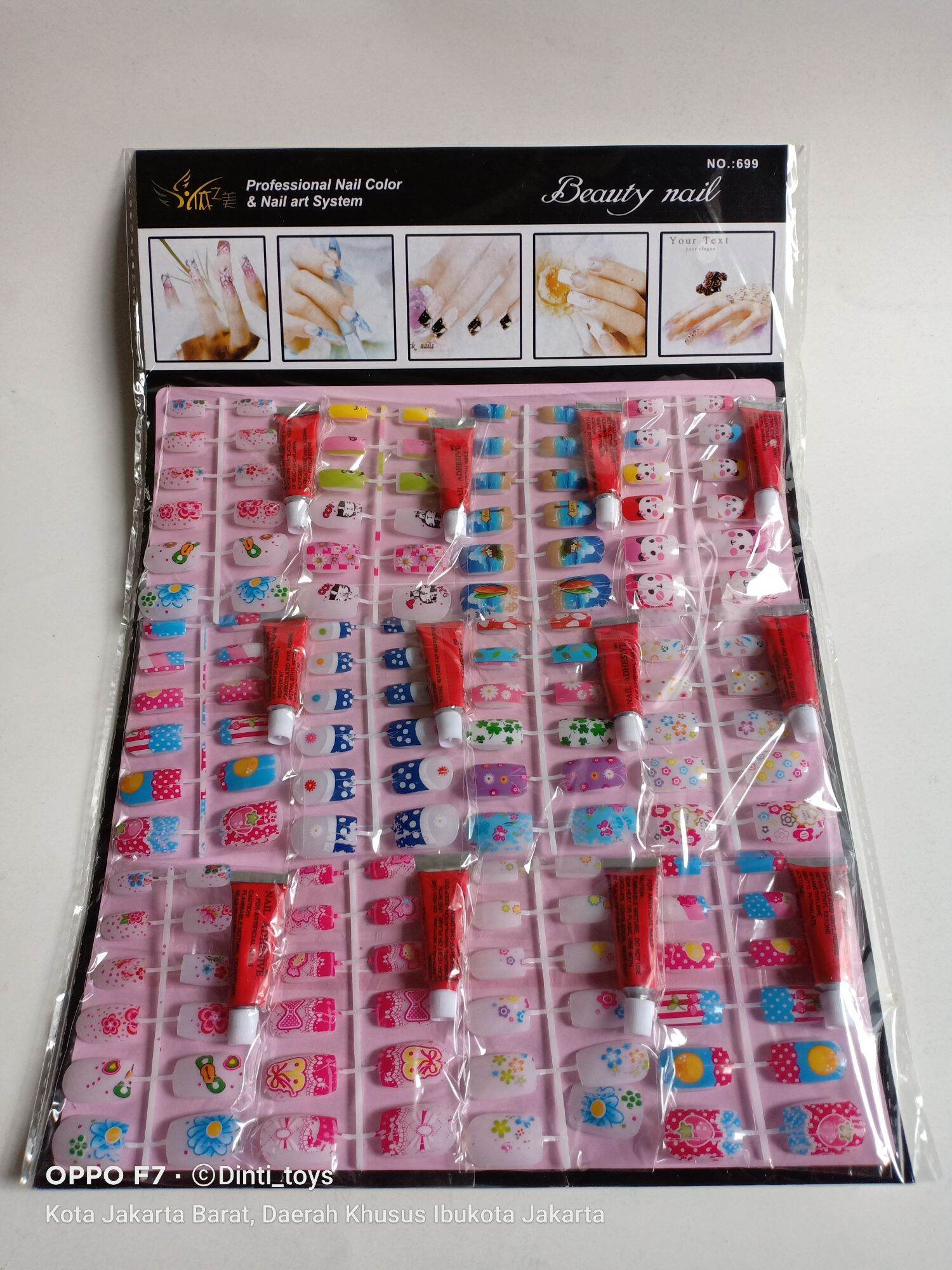 MAINAN KUKU PALSU ISI 12X12PCS | Lazada Indonesia