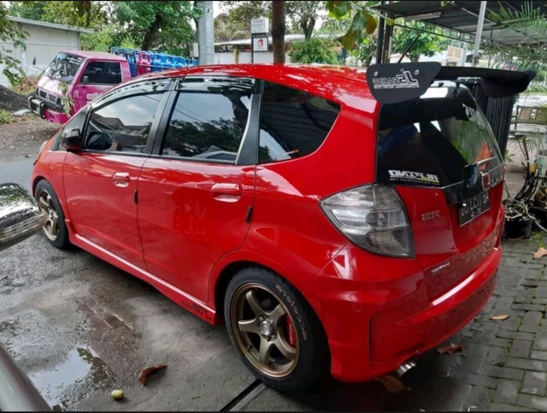 spoiler gt wing js racing honda jazz ge8 | Lazada Indonesia