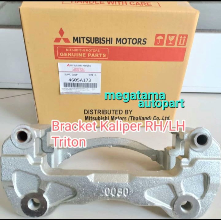 bracket caliper/support kaliper triton pajero 4605A173 kanan rh asli ...