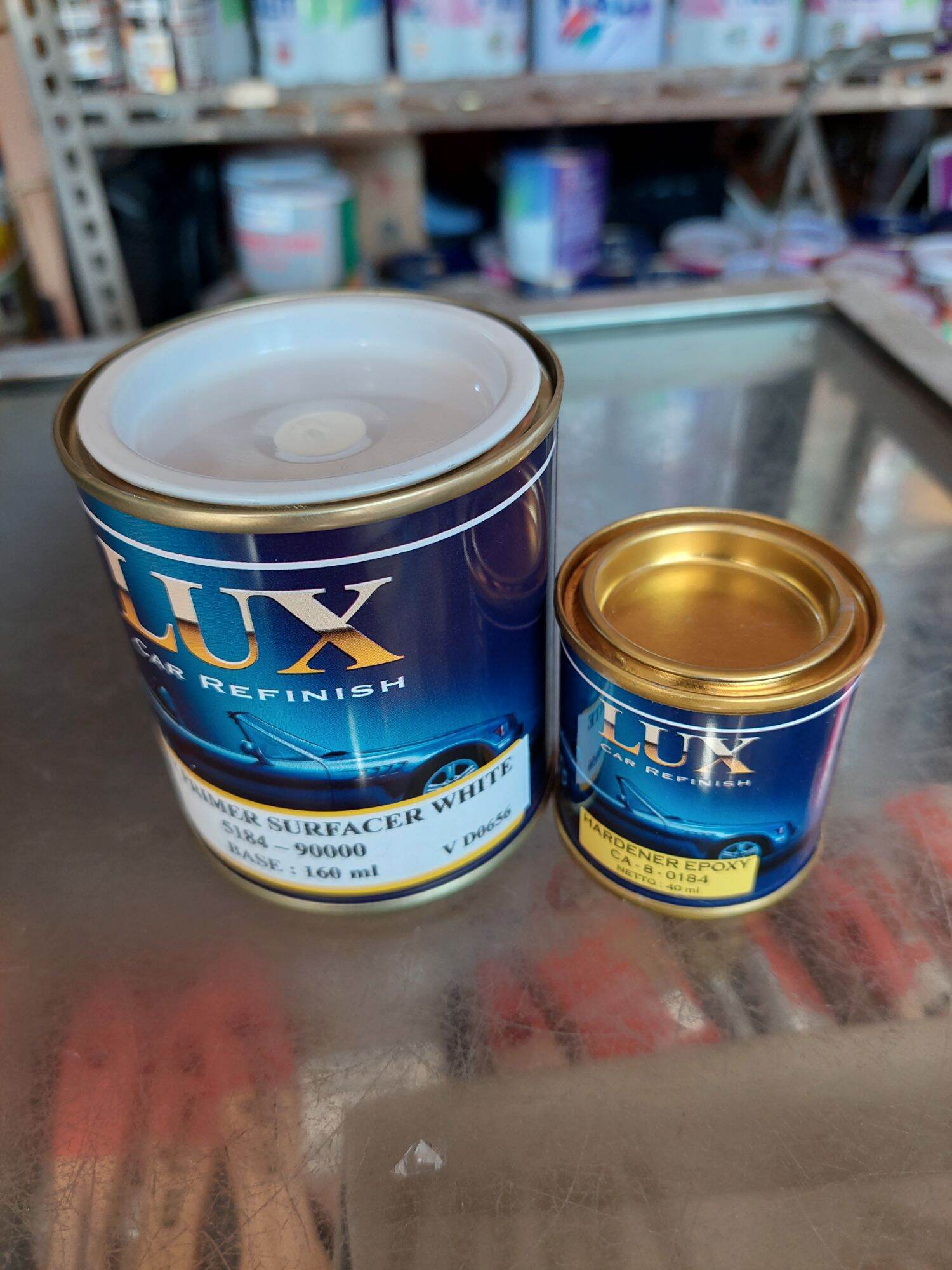 CAT PENTA LUX EPOXI EPOXY PRIMER SURFACER ABU2 & PUTIH & HITAM ...