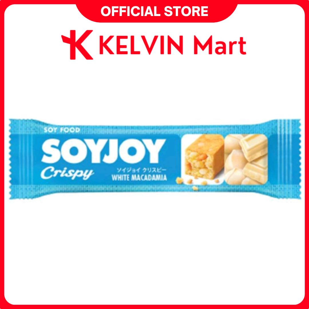 Soyjoy Crispy White Macadamia Bar Kedelai pck 25g | KELVIN Mart ...